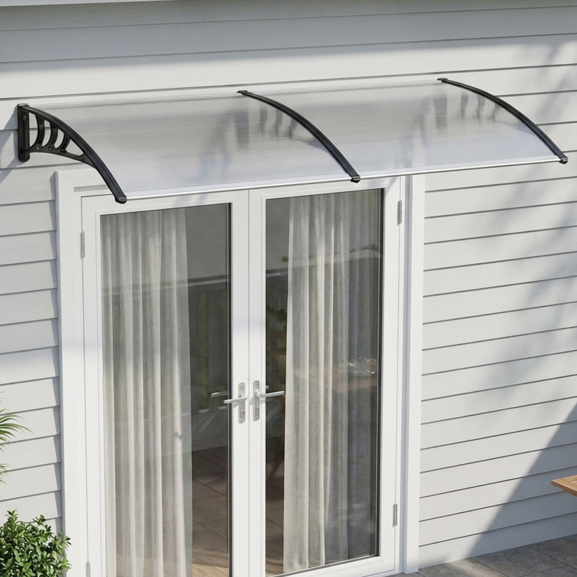 Toughout Canopy Awning Door Window Awning 2.4m x 0.8m