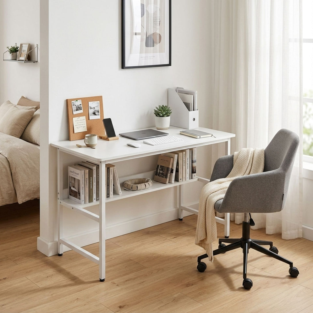 Carter 120cm Computer Desk - White