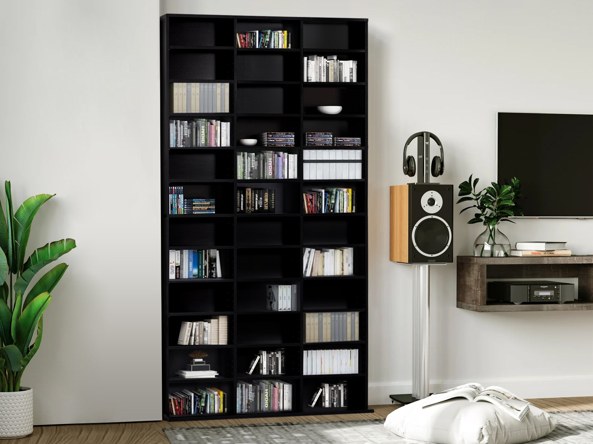 Chamo CD Storage Shelf - Black