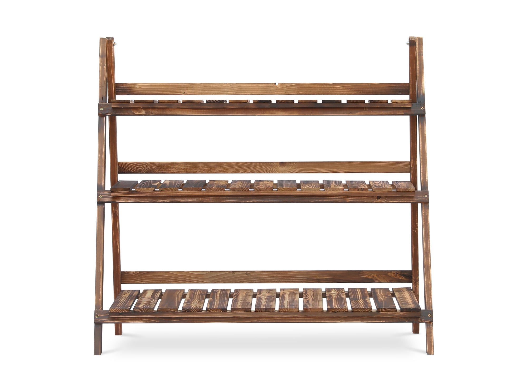 Balaton Ladder Planter Stand 100cm - Rustic Brown