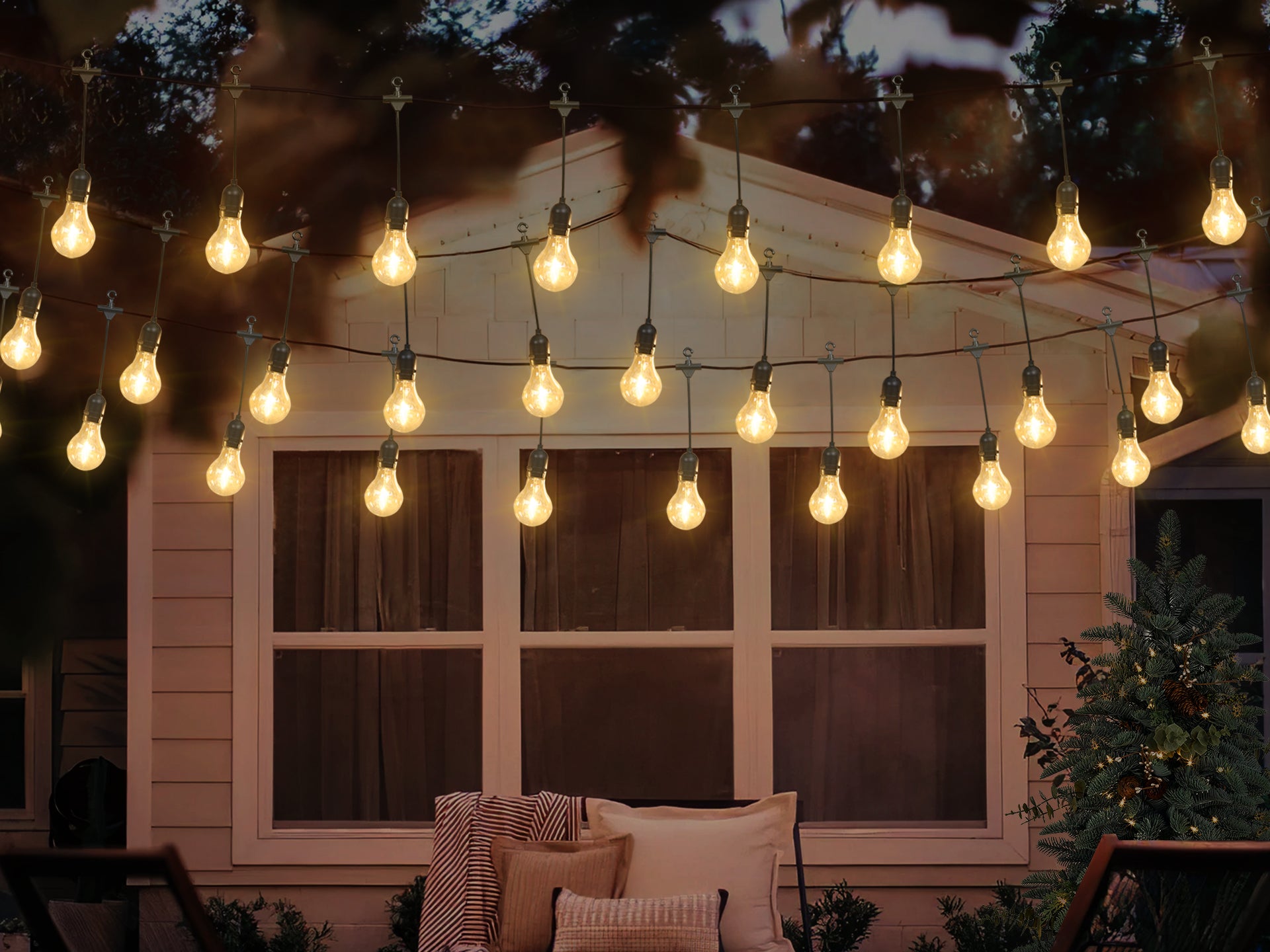 Arbitrary 30 LED Festoon Lights String Lights 32m