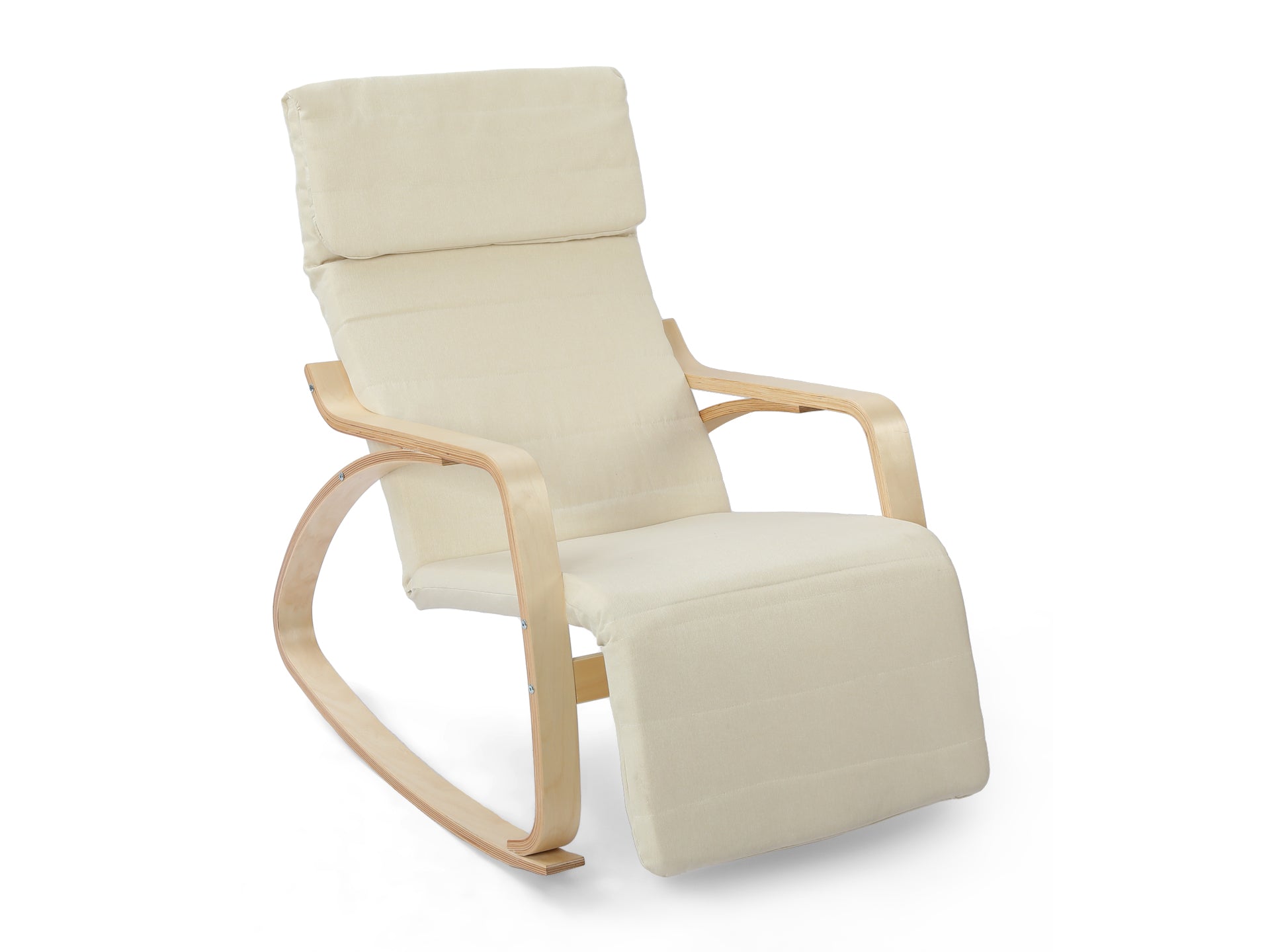Camila Rocking Chair with Footrest - Elegant Comfort