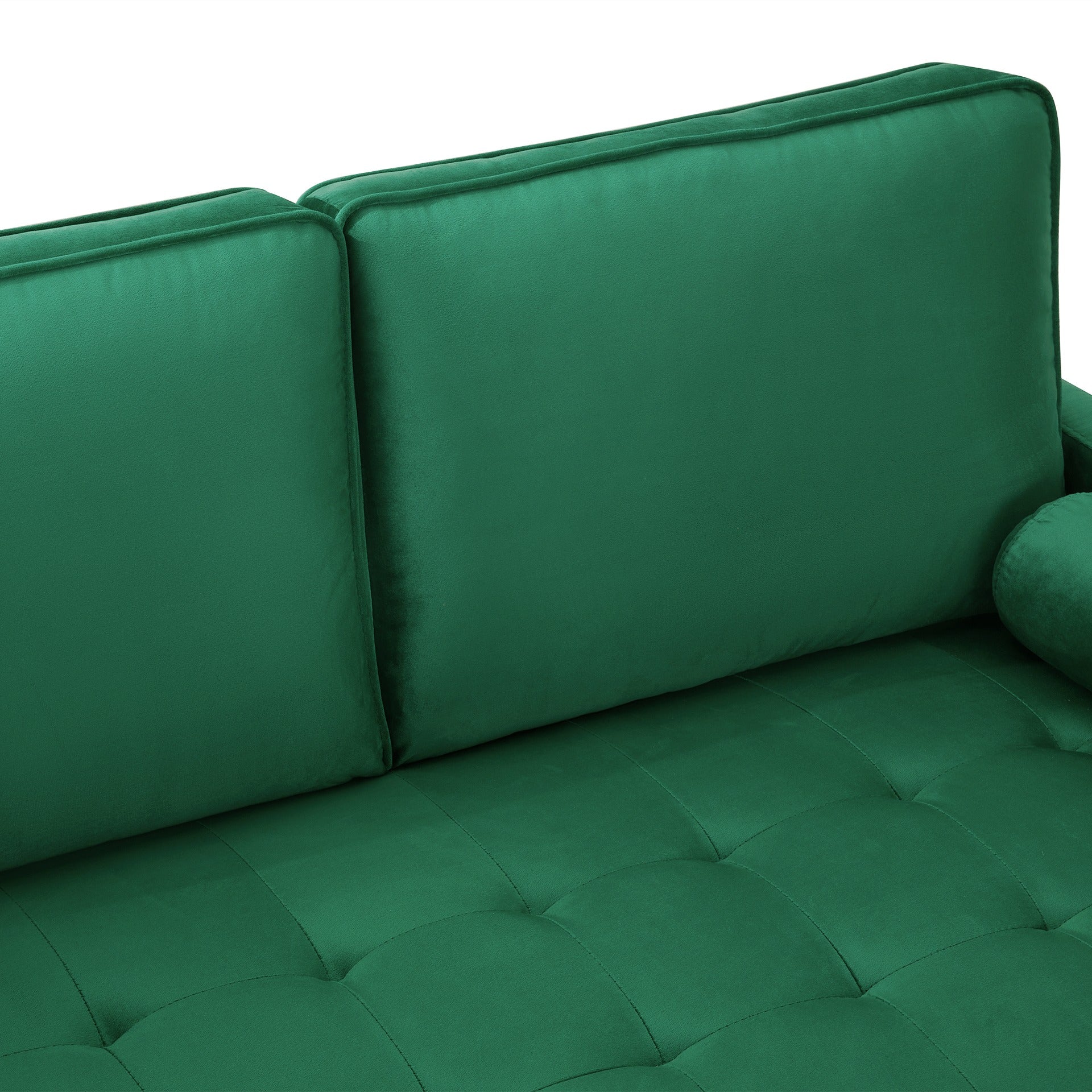 Alaina Velvet 2 Seater Sofa - Green