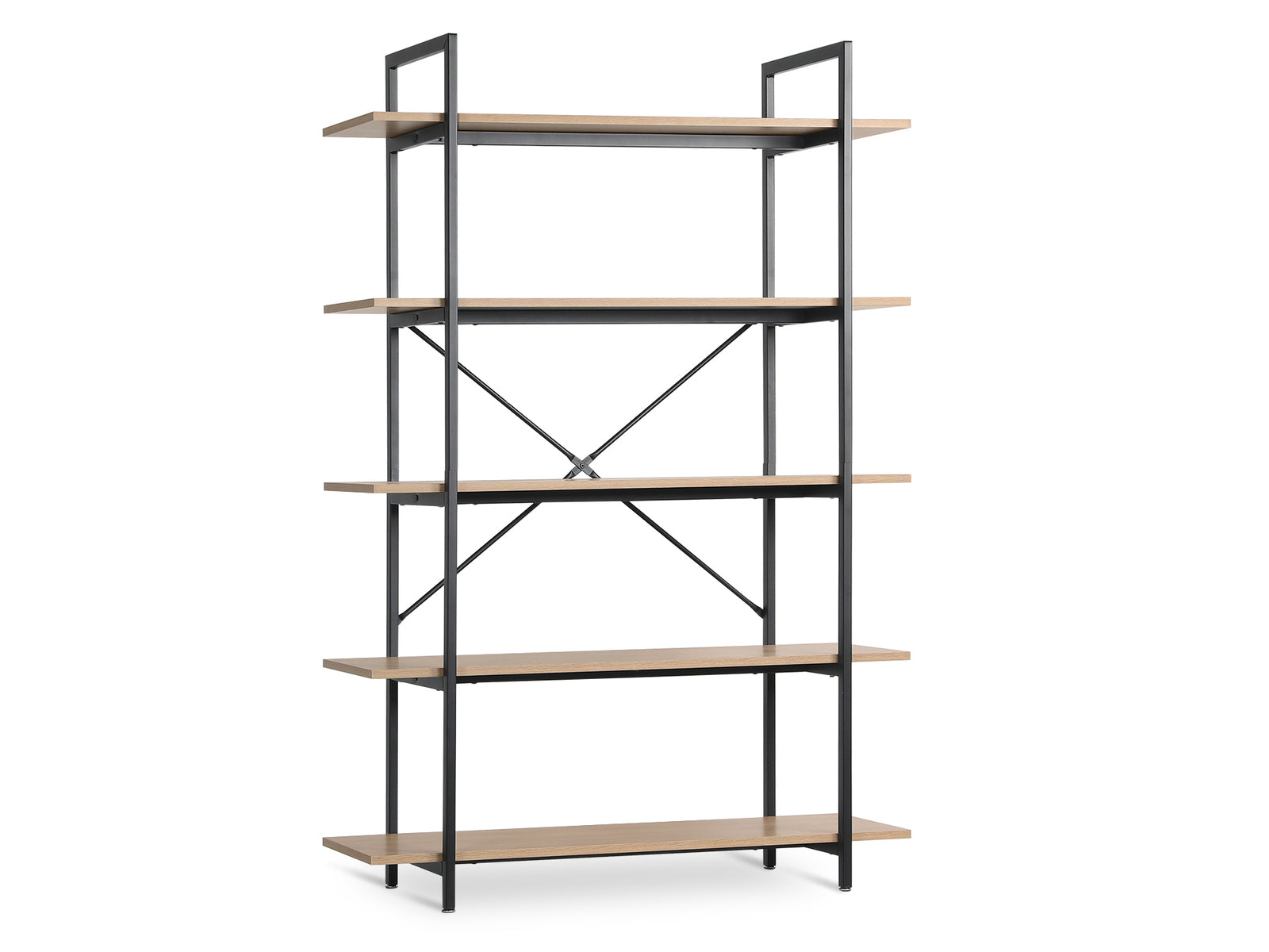 NATRON 5 Tier Bookshelf - OAK – Homemart