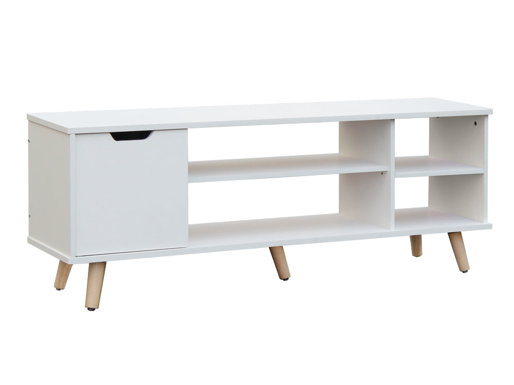 COMO 1.2M Entertainment Media TV Unit - WHITE – Homemart